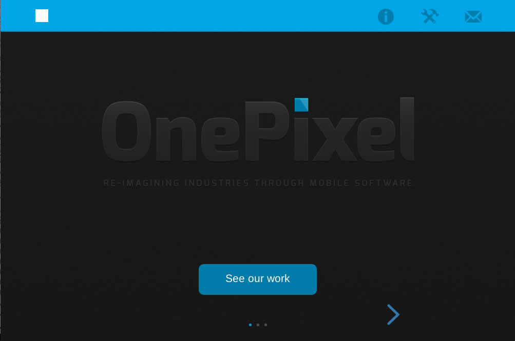 OnePixel - Flat UI Design Trends